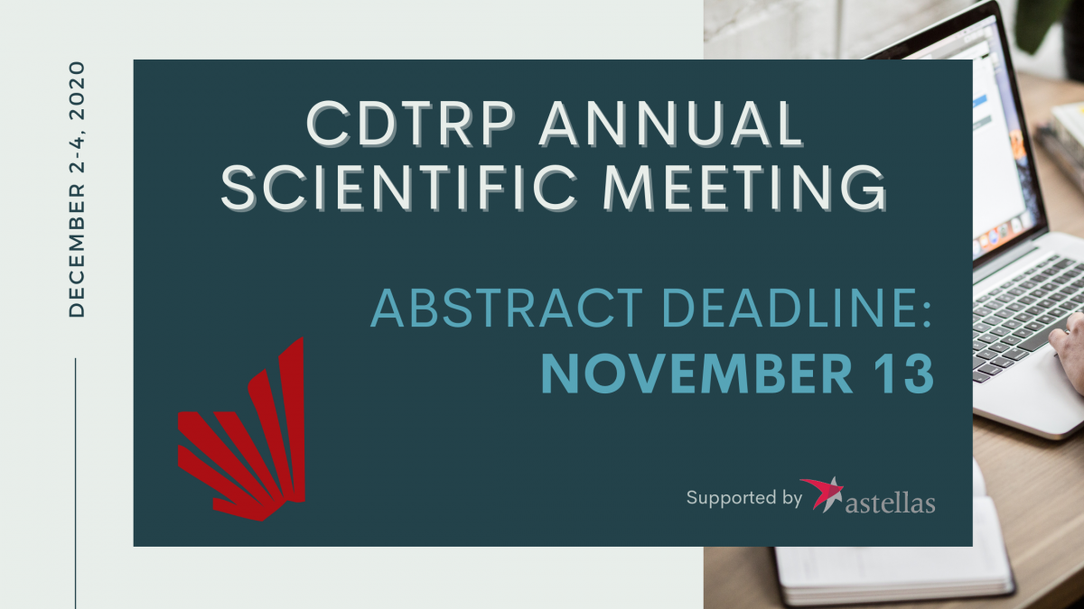 Preliminary Program Available – CDTRP 7th Annual Scientific Meeting ...