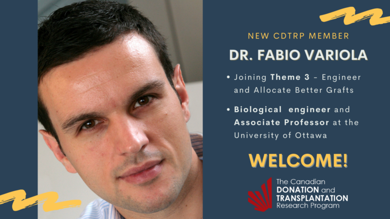 New Member Profile: Dr. Fabio Variola, Associate Professor, Department ...