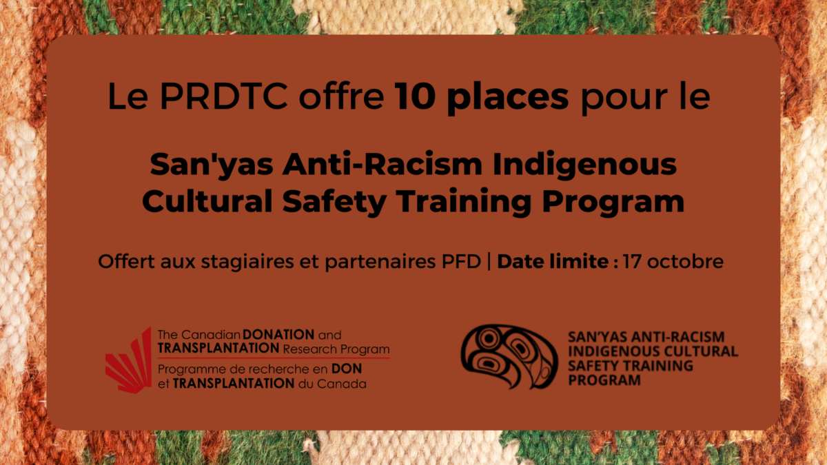 Le PRDTC offre 10 places pour le Programme de formation San’yas Anti ...