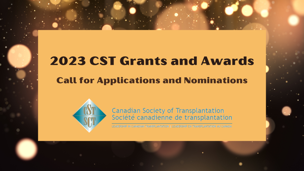 2023 CST Grants and Awards – Call for Applications and Nominations ...