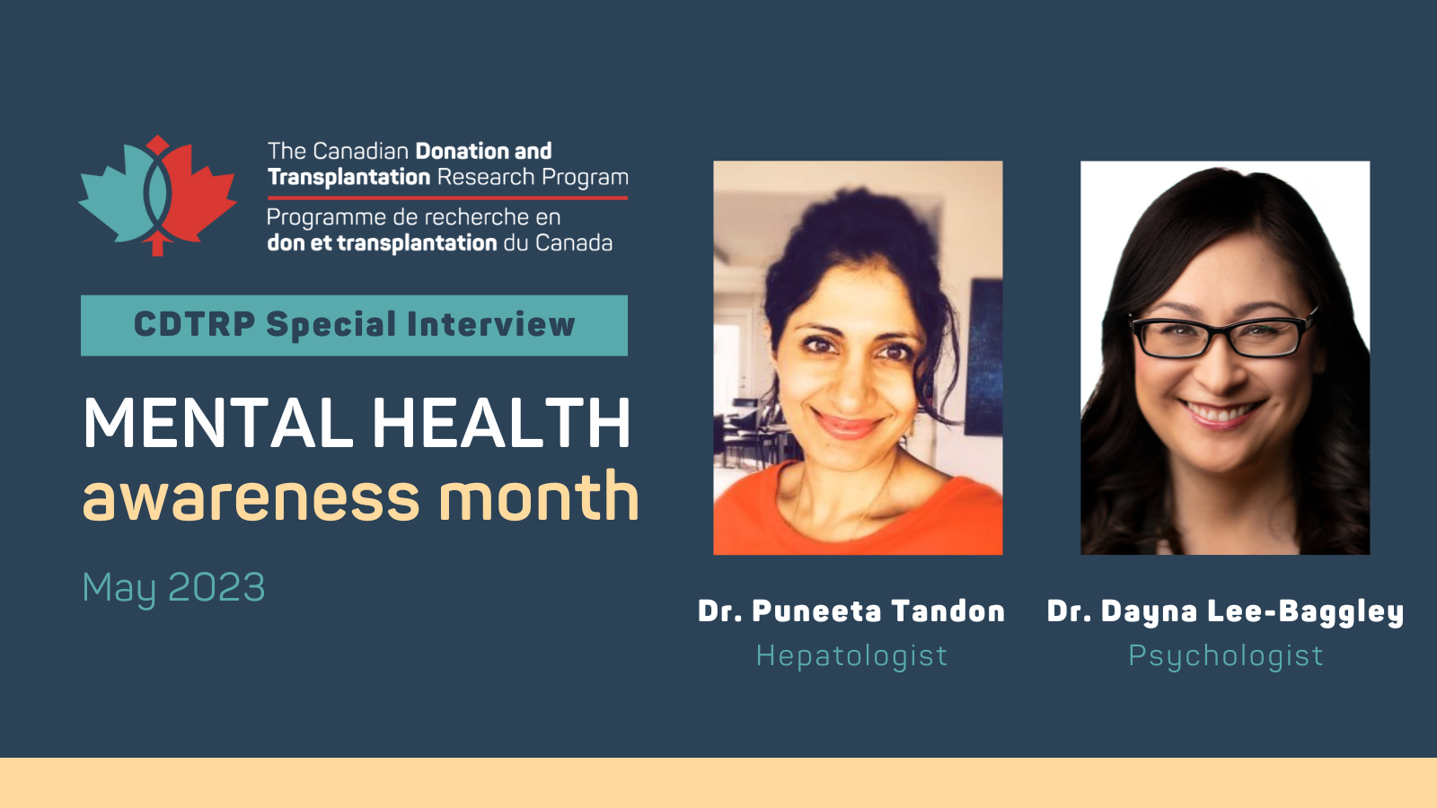 CDTRP Special Interview with Dr. Puneeta Tandon & Dr. Dayna Lee-Baggley ...