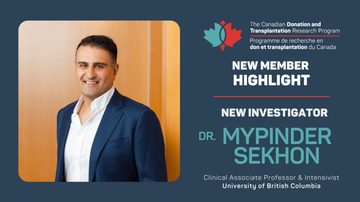 New Member Profile: Dr. Mypinder Sekhon, Intensivist & Clinical ...