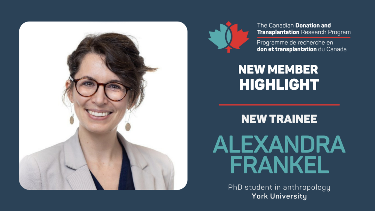 New Trainee Profile: Alexandra Frankel – PhD student in anthropology at ...