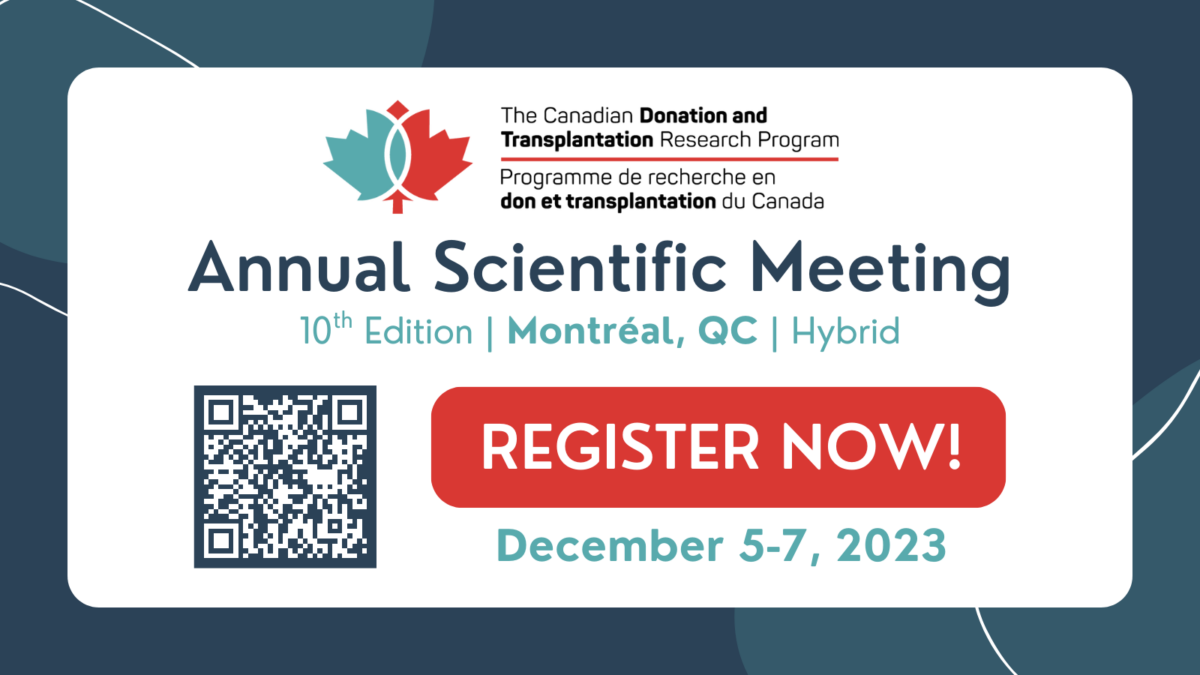 CDTRP 10th Annual Scientific Meeting – Registrations are now open ...