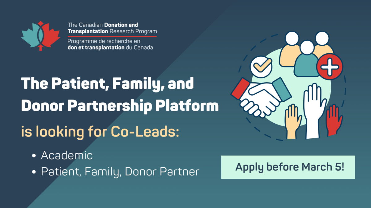 The CDTRP is accepting applications for PFD Partnerships Platform ...