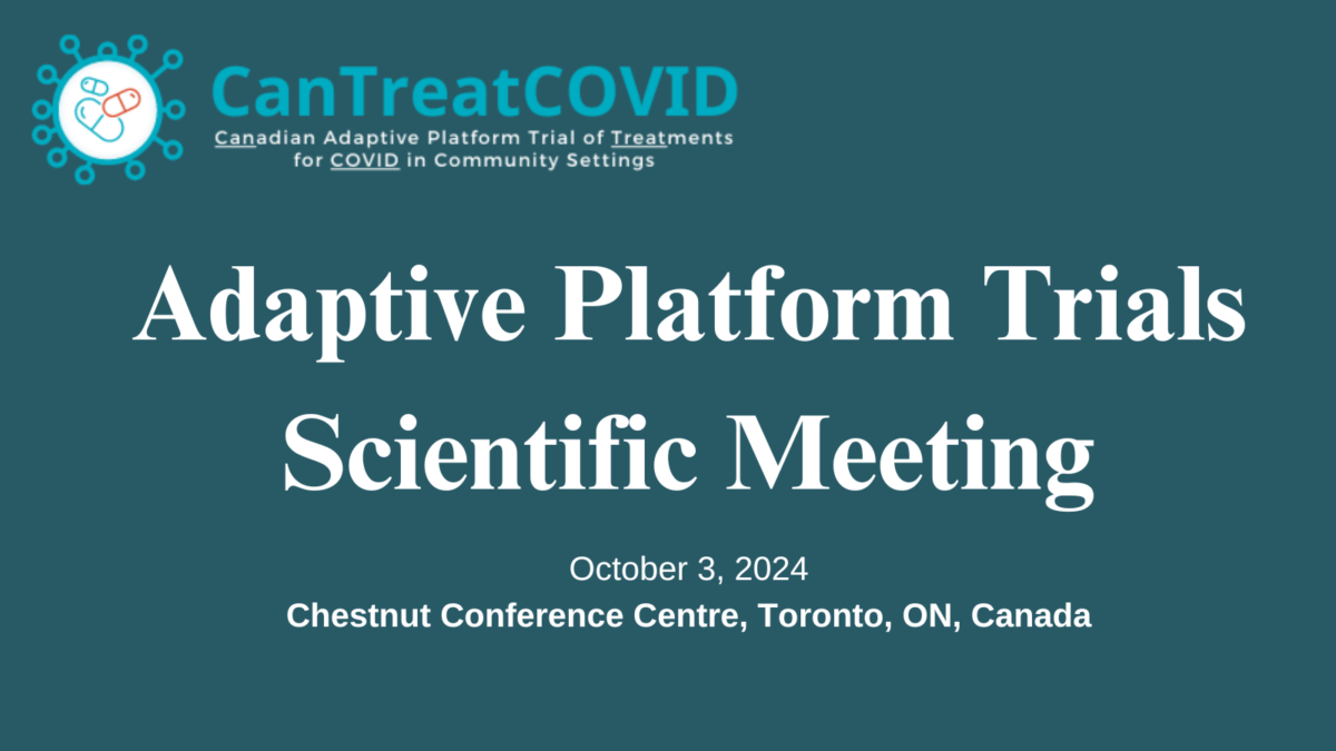 Adaptive Platform Trials Scientific Meeting – Canadian Donation and ...