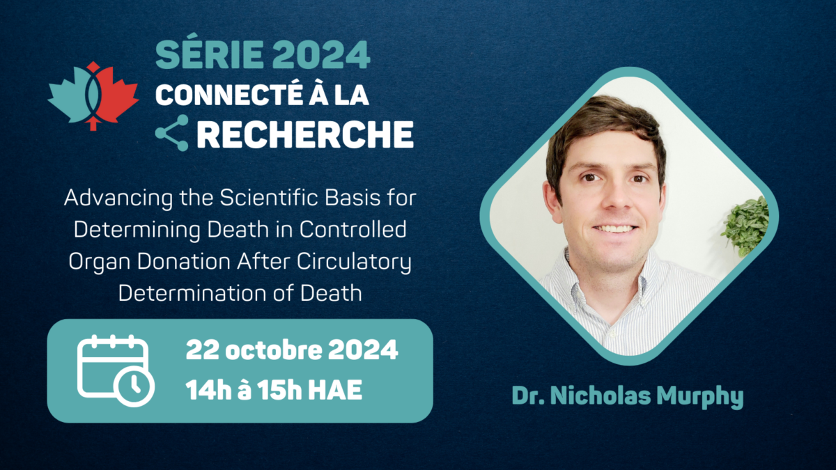 Série Connecté à la Recherche – Dr. Nicholas Murphy – Programme de ...