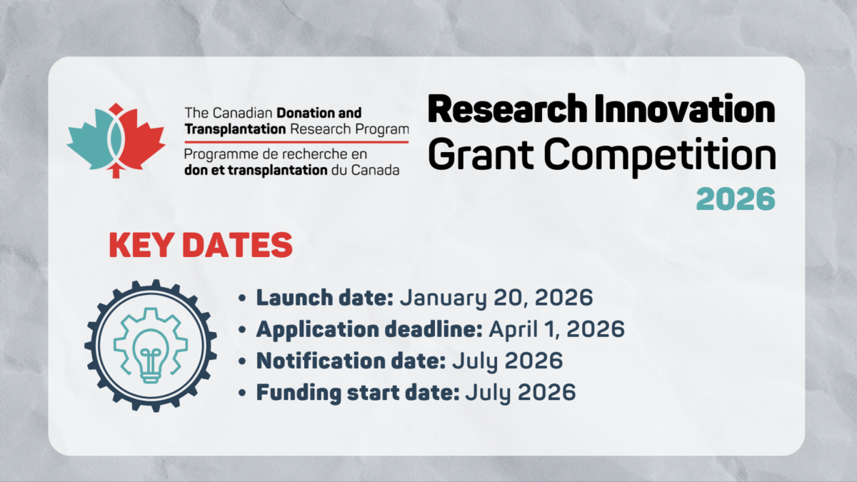CDTRP is launching the 2026 Research Innovation Grant Competition ...